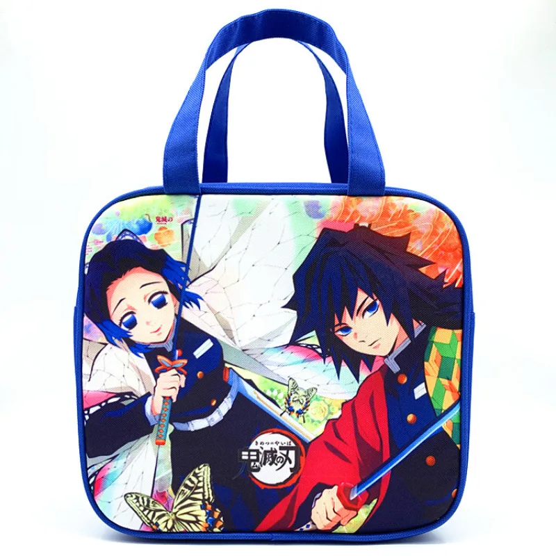Demon Slayer Kimetsu No Yaiba Lunch Box, Bag and Bottle - Otakufort