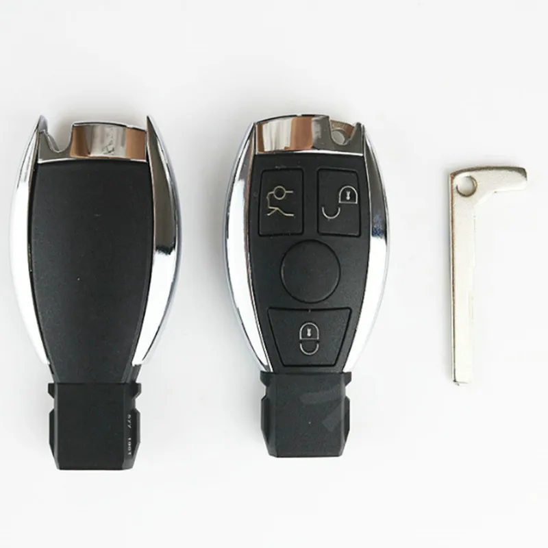 3PCS-3-Buttons-Smart-Key-blank-Fob-For-Mercedes-Benz-BGA-W203-W210-W211 ...