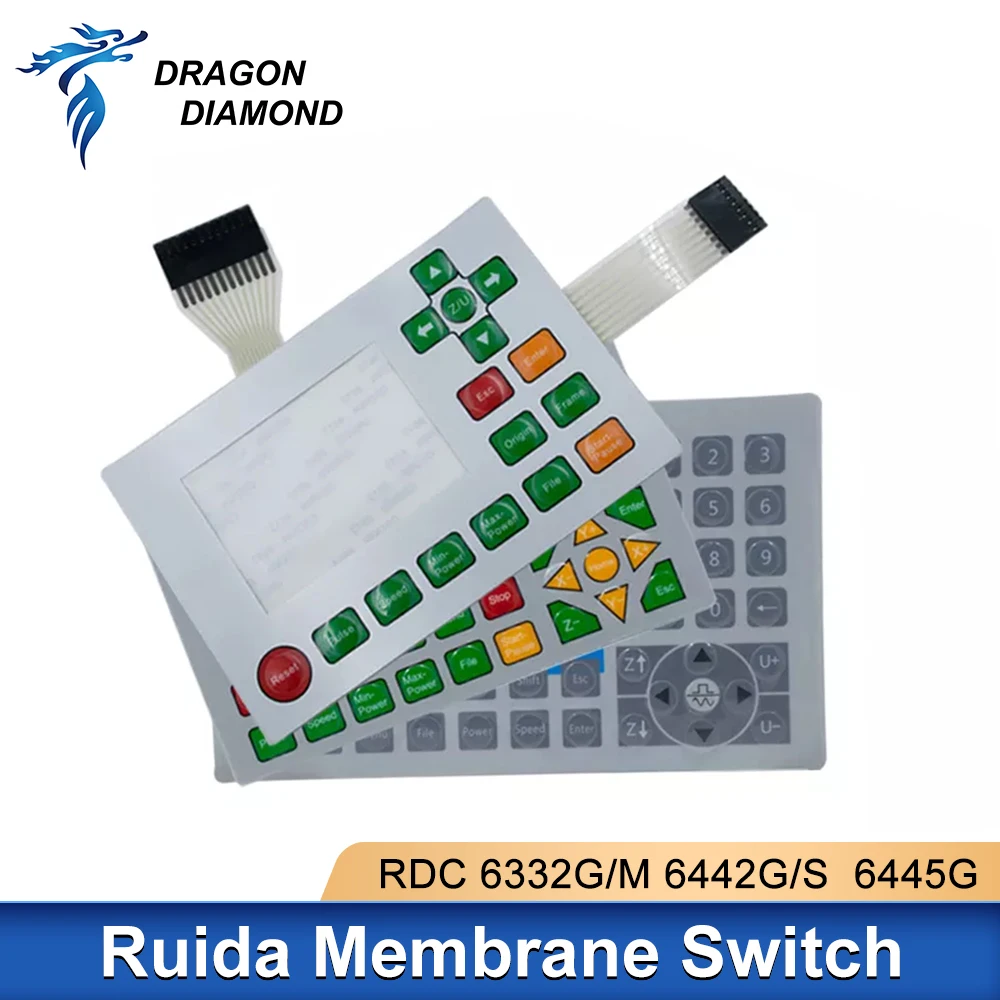 DRAGON DIAMOND Ruida Membrane Switch For Laser Engraver RDC6332G ...
