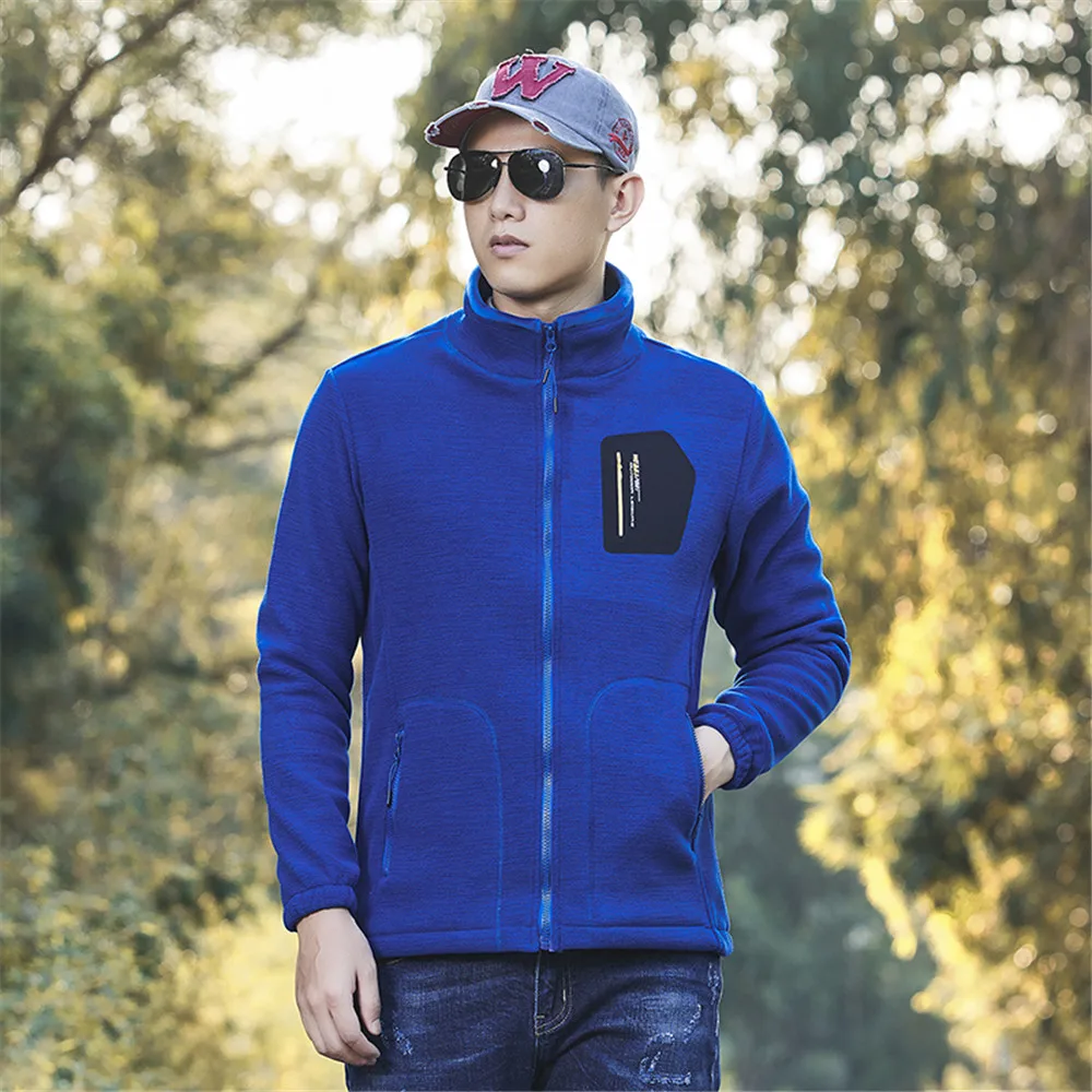 Men's Women Polar Fleece Jacket Outdoor Camping Tourism Mountain ...
