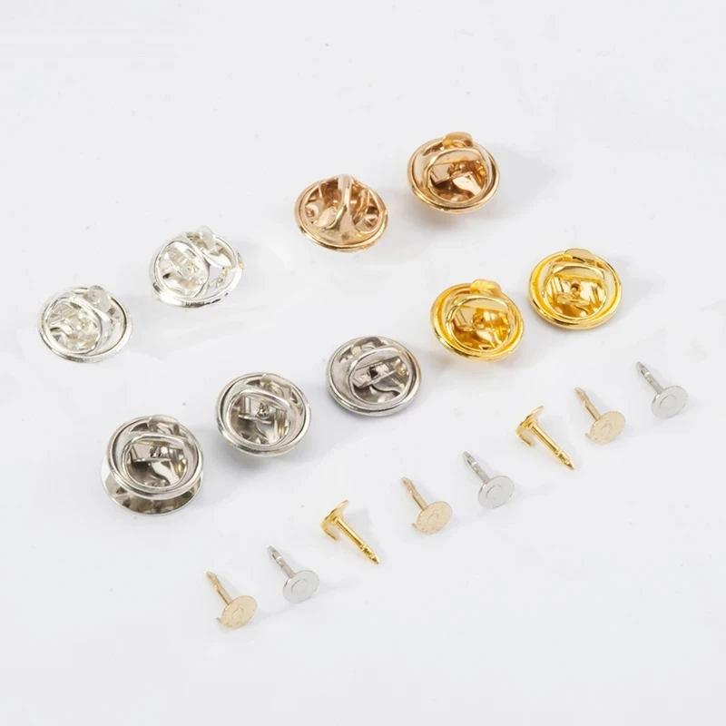 Mixed-20-50Pcs-lot-Butterfly-Clasp-Pin-Badge-Holder-Brooch-Cap-Back ...