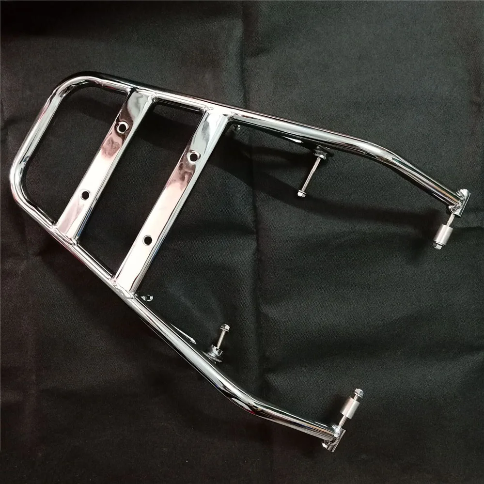 Motorcycle Rear Luggage Rack Saddlebag Support Shelf Carrier Cargo ...