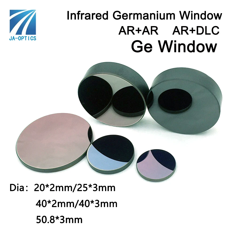 Ja-optics Infrared Germanium Window Lens Dia20 25 40 50 50.8mm Optical ...