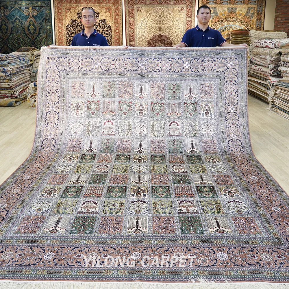 8'x10' Home Four Seasons Hand Knotted Garden Oriental Chinese Turkish ...