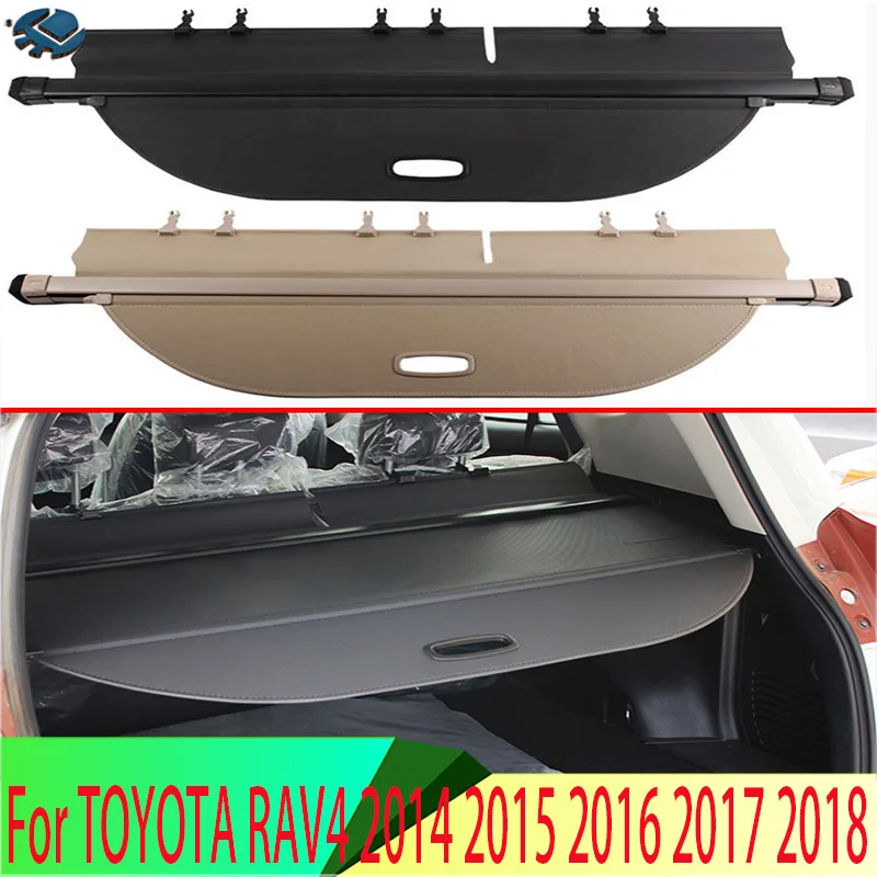 For-TOYOTA-RAV4-2014-2015-2016-2017-2018-Aluminum-Canvas-Rear-Cargo ...