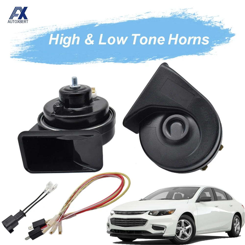 12V 110-125db Loud Dual Pitch Snail type Horn For Chevrolet Holden ...