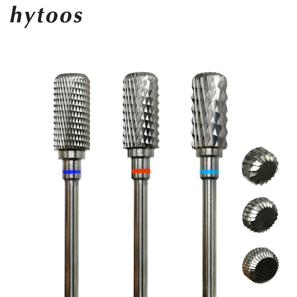 Hytoos Barrel Nail Drill Bits 3/32 Carbide Burr Dust Proof Bit Milling ...
