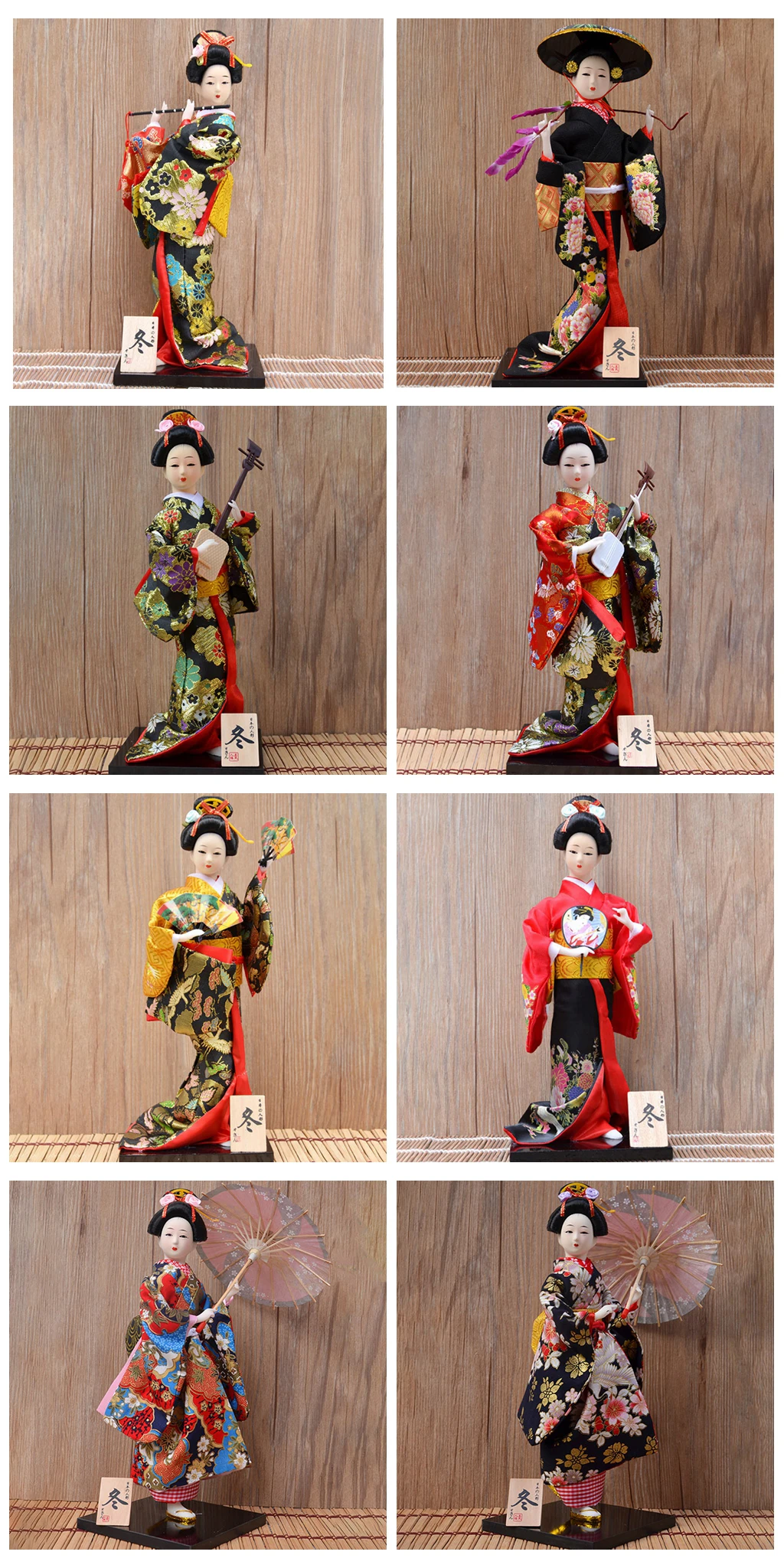 Y02 - Figurines de Geisha traditionnelles japonaises de 30cm, Ornements ...