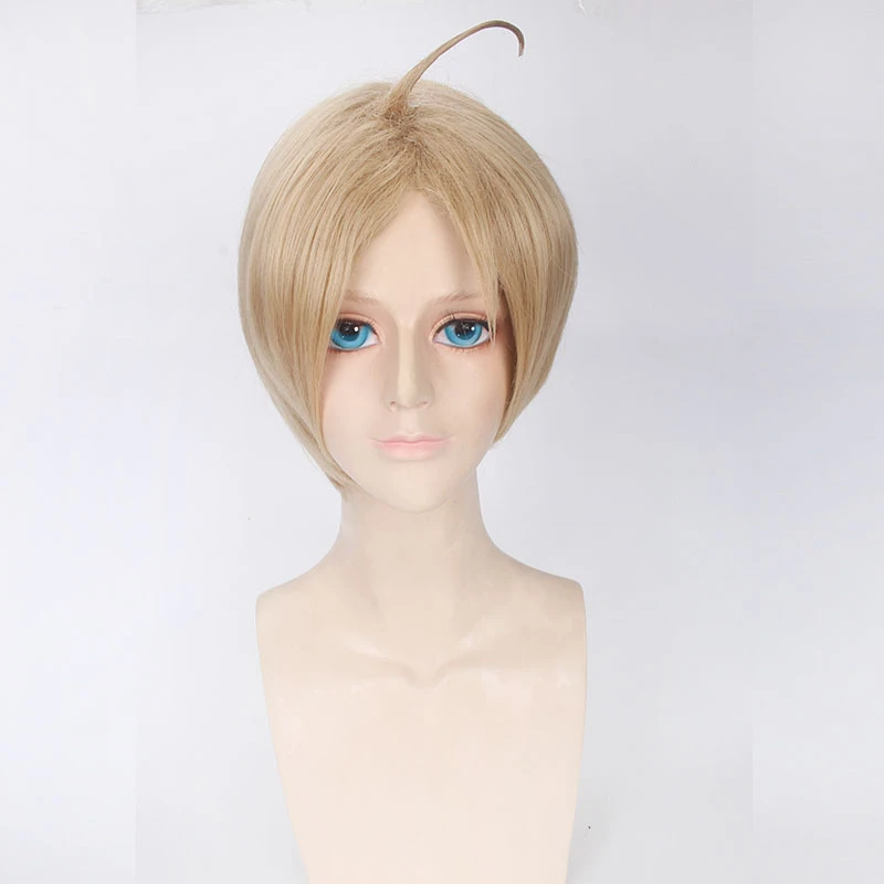 Anime Hetalia Axis Powers America Alfred Jones Short Synthetic Cosplay ...