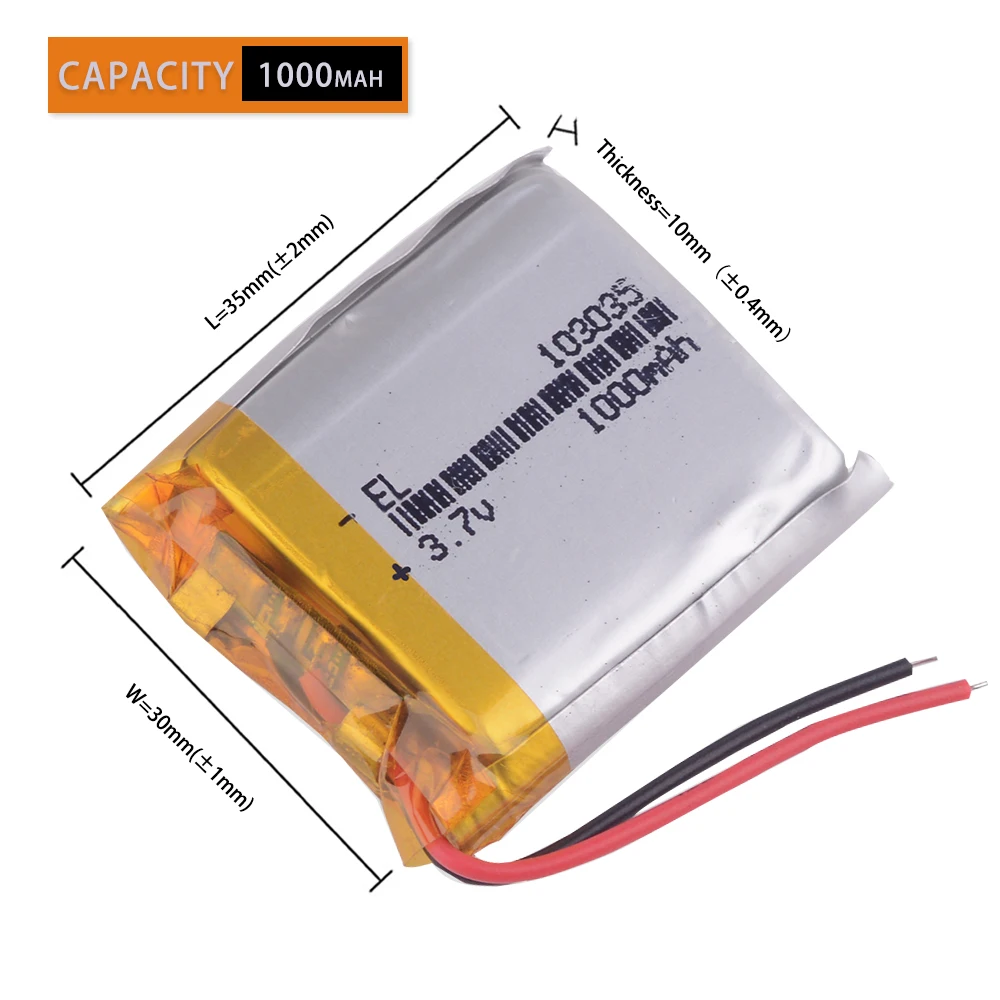 3-7V-1000mAh-103035-102835-103235-Rechargeable-Lithium-Li-ion-Polymer ...