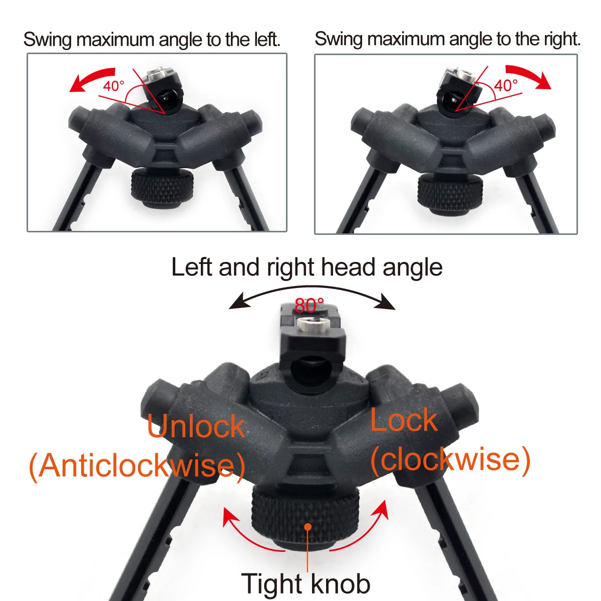 Купить Сошка Unbranded Keymod / Mlok active/8 Adjustable Rifle Bipod ...