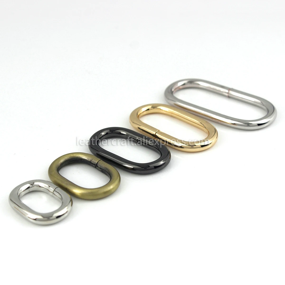 1pcs Metal Oval ring Buckle Loops for Webbing Leather Craft Bag Strap ...