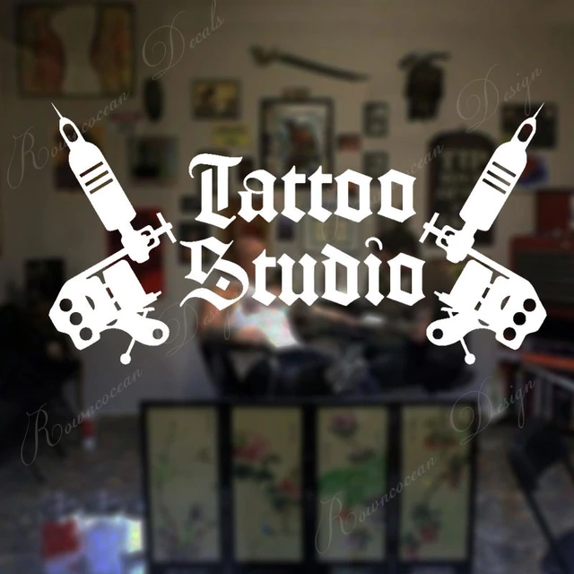 Tattoo Machine Decal