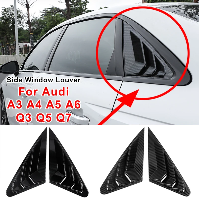 Car-Window-Louver-Cover-Trim-Sticker-For-Audi-A4-B8-B9-A5-Sportback ...