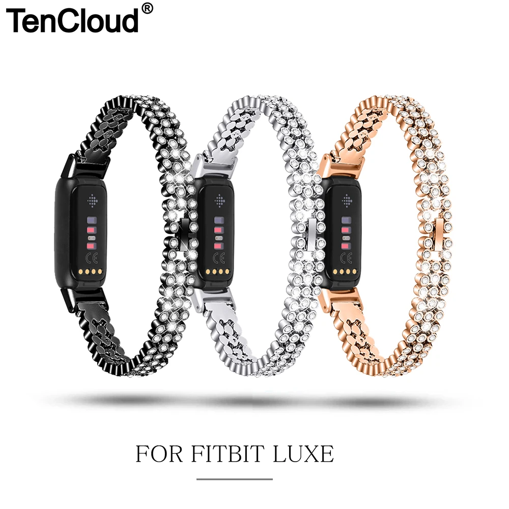 Metal-Band-For-Fitbit-Luxe-Wrist-Strap-For-Fitbit-Luxe-Stainless-Steel ...