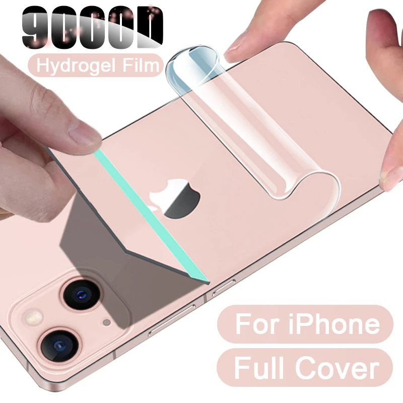 Full Cover Hydrogel Film For Iphone 13 11 12 Pro Max Mini Soft Screen ...