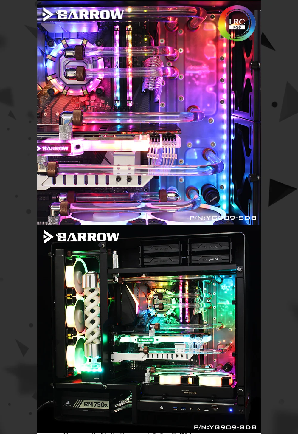 Barrow YG909-SDB , Waterway Boards For INWIN 909 Case, For Intel CPU ...