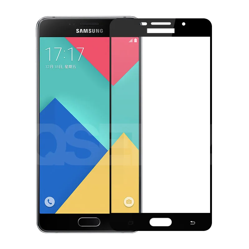 9D защитное стекло на Samsung Galaxy A3 A5 A7 J3 J5 J7 S7 полное покрытие закаленное защитное ...
