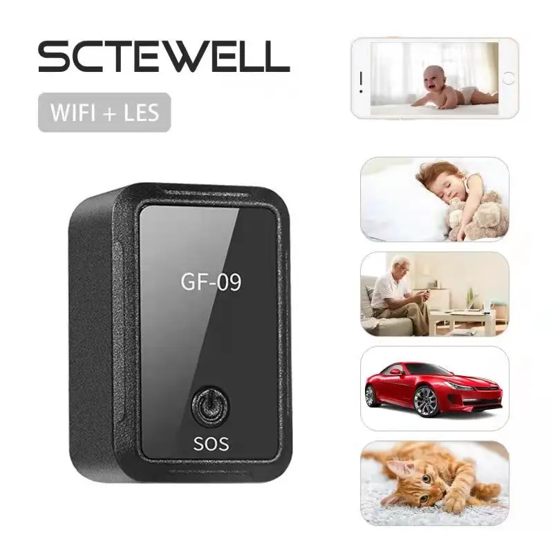 GF 09 rastreador de gps do carro anti roubo mini localizador de ...