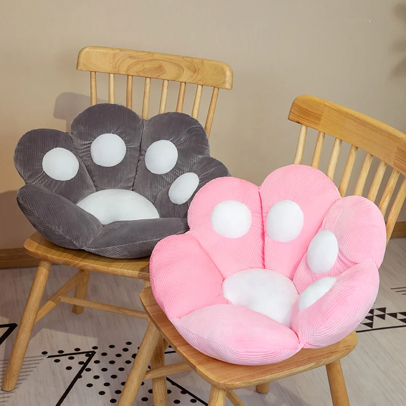 60/75cm Lovely Animal Paws Plush Pillow Kawaii Cat Paw Plush Cushion ...