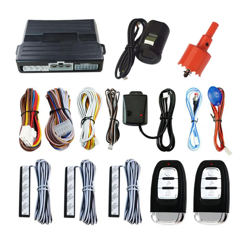 EFHIPS fingerprint car starter with remoter security anti-hijacking PKE ...