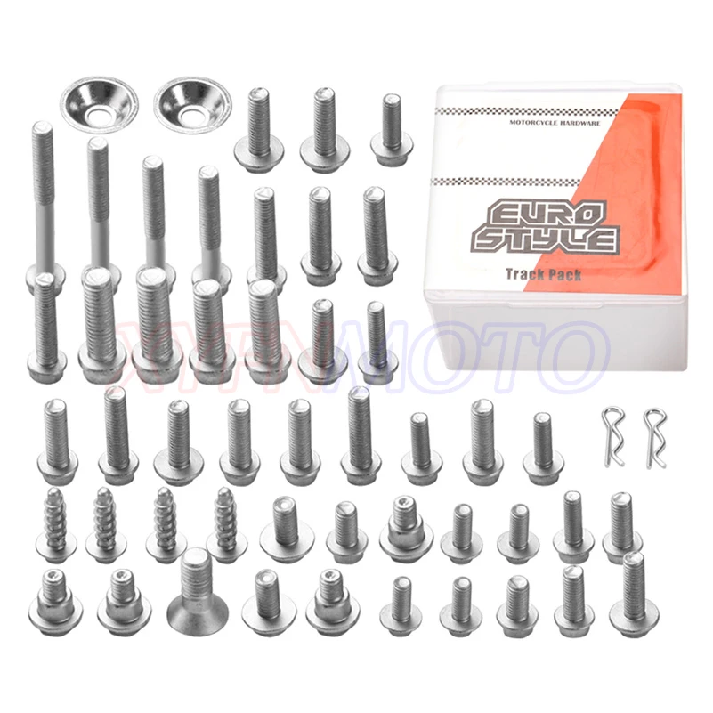 Motorcycle Hardware Tool Bag Bolt 51 Pieces Track Pack Handware Kit For ...