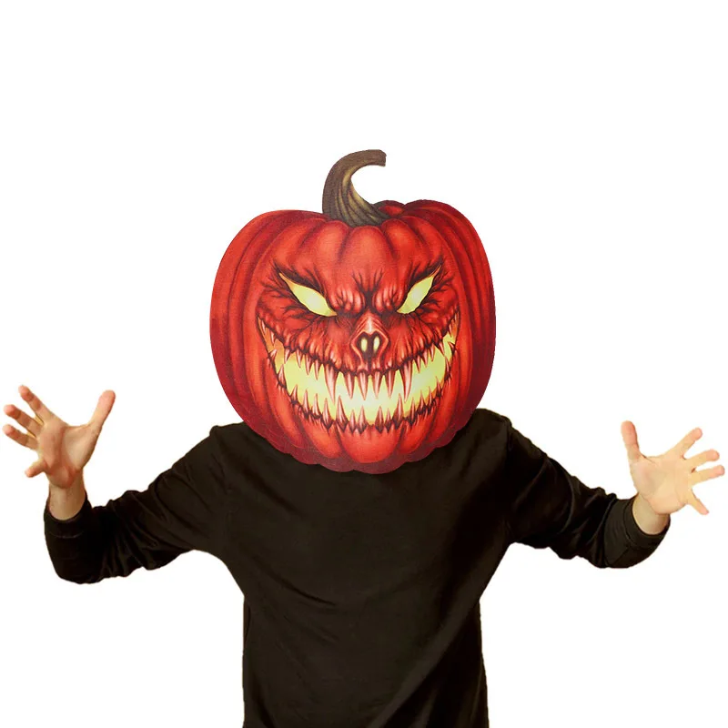 Scary Novelty Halloween Pumpkin Mask Costume Festival Party Costume ...