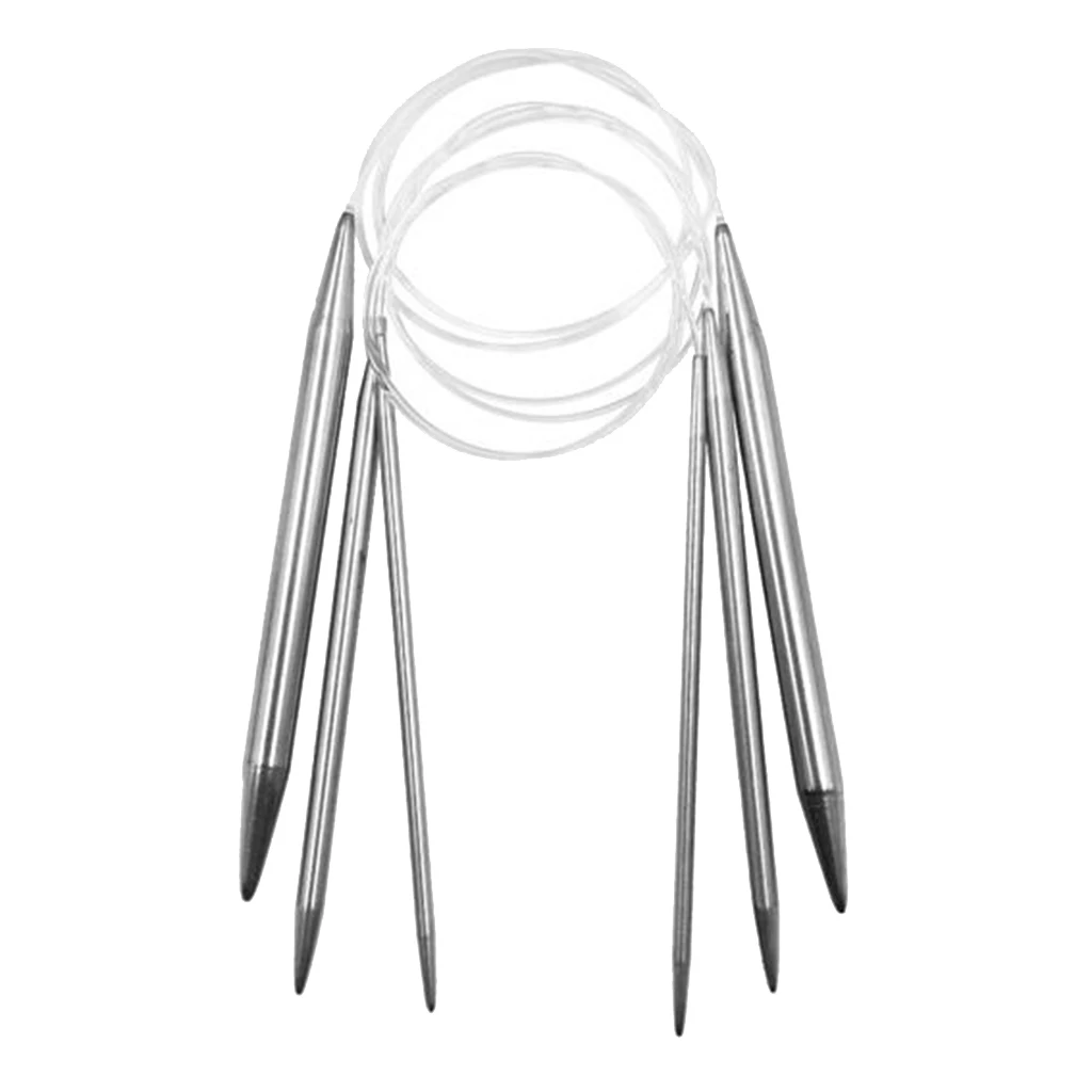 3pcs Circular Knitting Needles Metal Knitting Crochet Weaving Knit ...