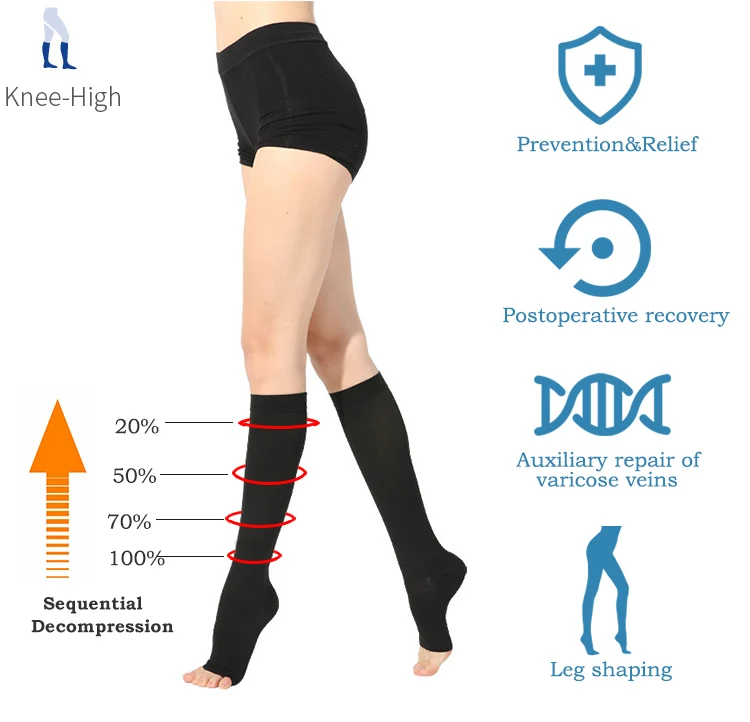 Lingerie sexy,Bas de Compression médical pour hommes et femmes, 23 à ...