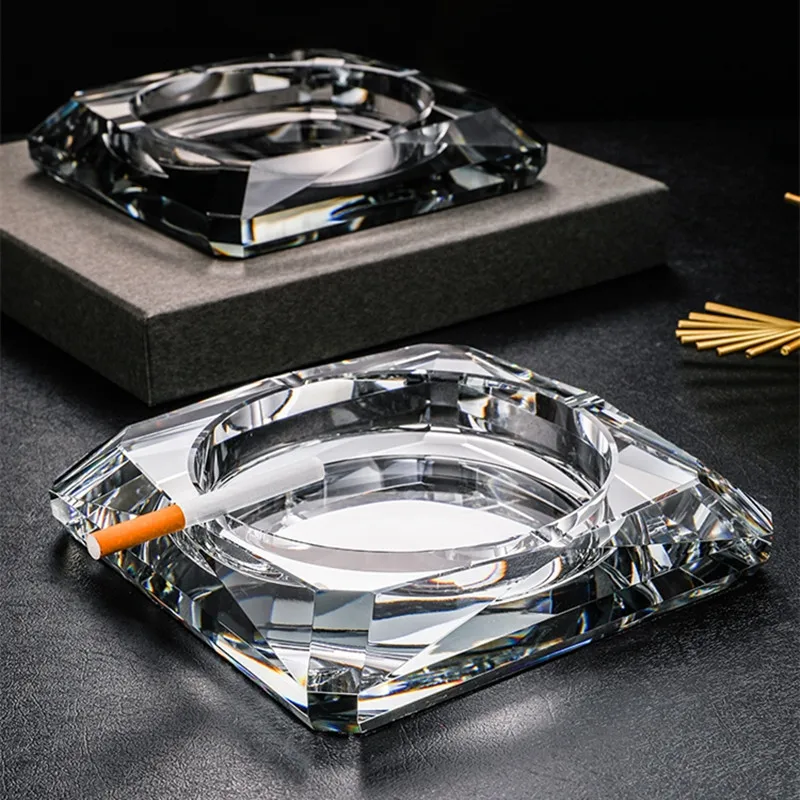 Square Glass Ashtray