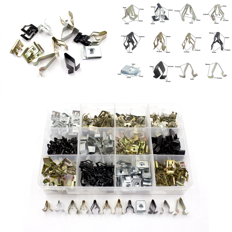 Mixd Metal Clips Retainer Instrument panel Auto Fasteners Universal Car ...