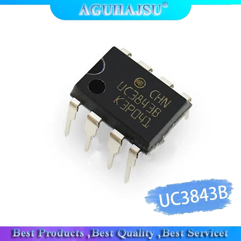 10pcs/lot UC3843B UC3843BN UC3843AN UC3843 3843 DIP8 DIP PWM Switching Converter Wholesale ...