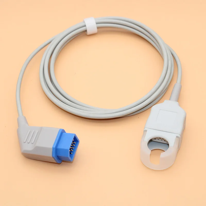 14P-to-DB-9P-2-4m-SpO2-Sensor-Extensoin-Cable-For-Nihon-Kohden-Patient ...