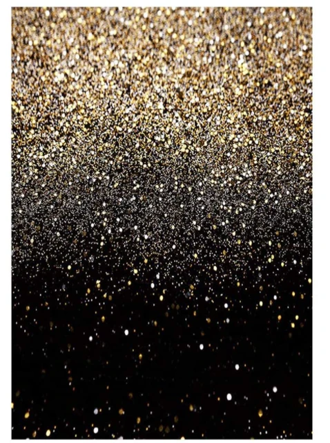 Gold Glitter Ombre Background