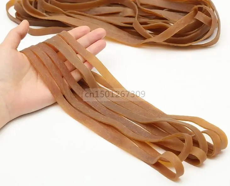 Long Size 26cm Rubber Band Elastic Brown Heavy Duty Strong Industrial ...