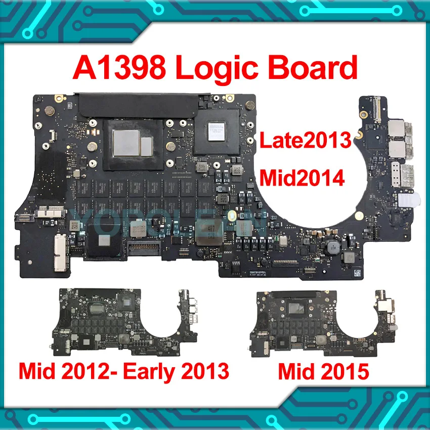 Tested Original Motherboard For MacBook Pro Retina 15" A1398 Logic ...