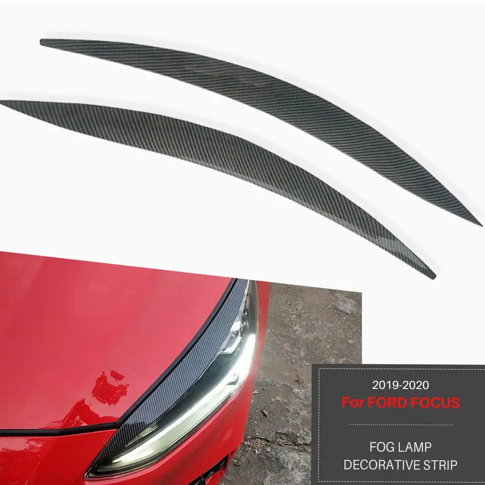 For-Ford-Focus-MK4-Front-Headlamp-Eyebrows-Eyelids-Accessories-ABS ...
