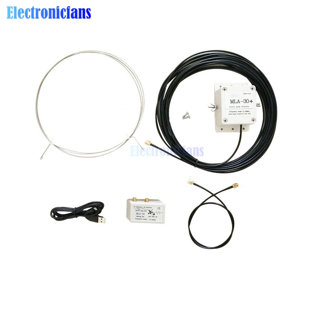 MLA 30+ (plus) 0.5 30MHz Ring Active Receive Antenna SDR Loop Antenna ...