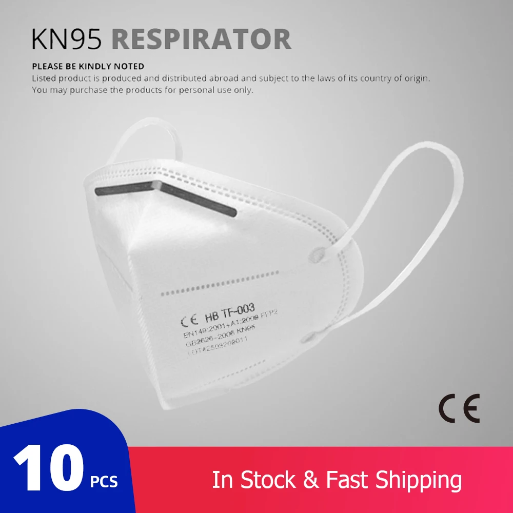 10 Pcs KN95 Mask-Best KN95 Mask Dust Respirator