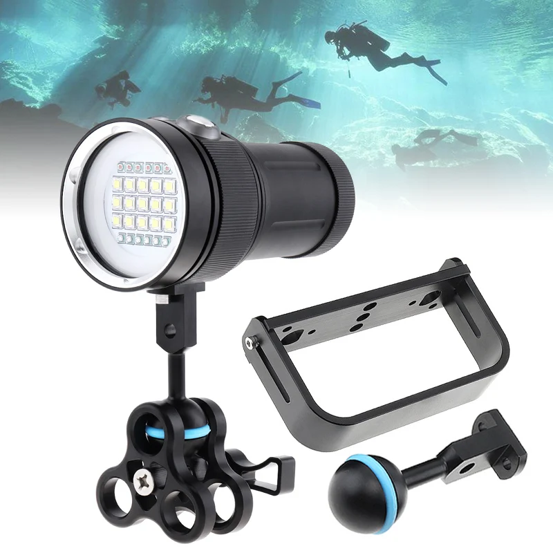 SecurityIng-Photography-Video-Dive-Flashlight-Underwater-100m-Scuba ...