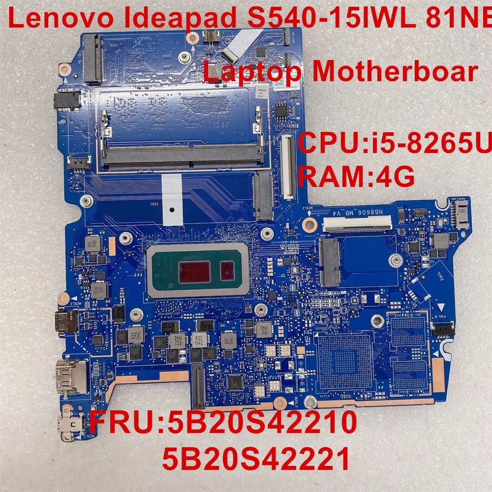 Mainboard For Lenovo Ideapad S540-15IWL 81NE Laptop Motherboard CPU i5 ...