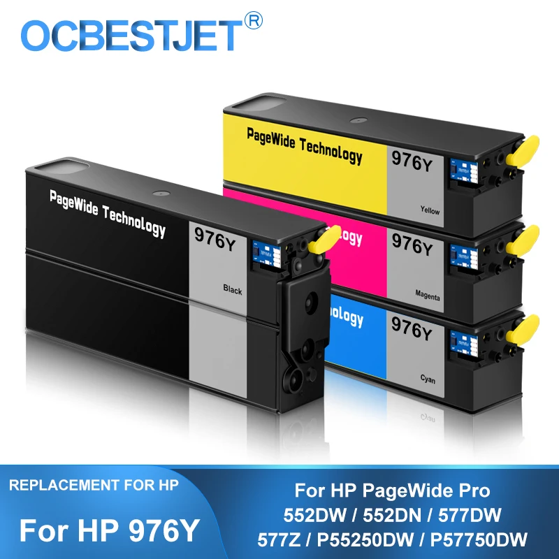 [third Party Brand] For Hp 976y 976 Y Replacement Ink Cartridge For Hp ...