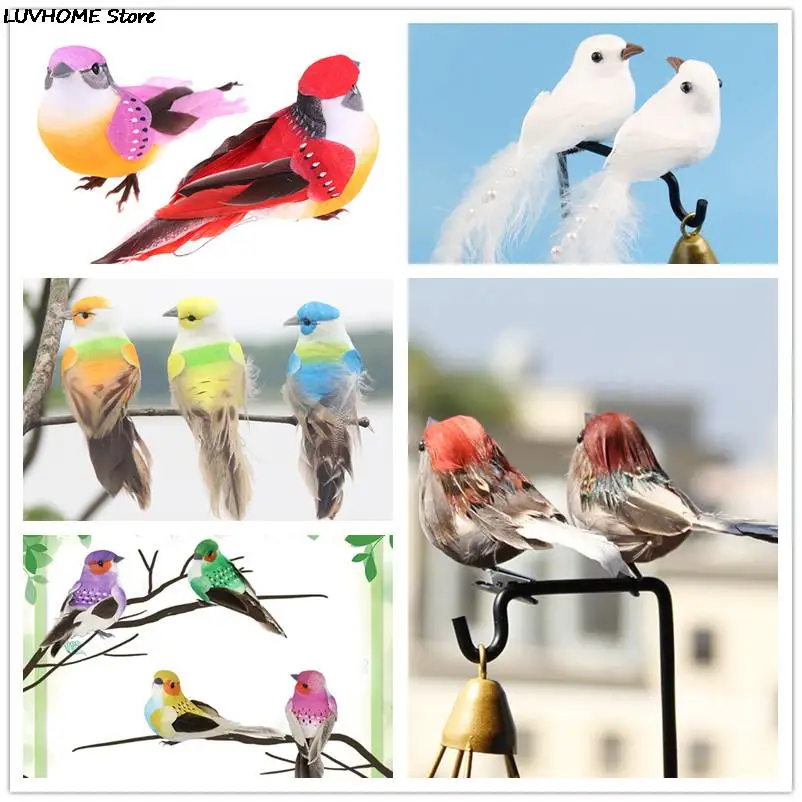 Mini-Fake-Birds-Artificial-Feather-Foam-Doves-DIY-Party-Wedding-Decor ...