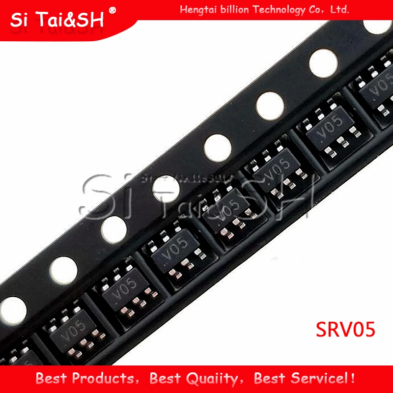 10pcs Srv05-4.tct Sot23-6 Srv05 Sot Code: V05 Srv05-4 Sot-236 New Original - Integrated Circuits ...