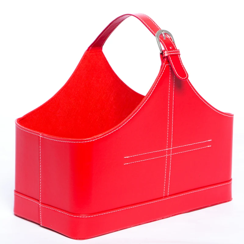 PU-Leather-Storage-Basketry-Gift-Basket-Portable-Fruit-Packaging ...