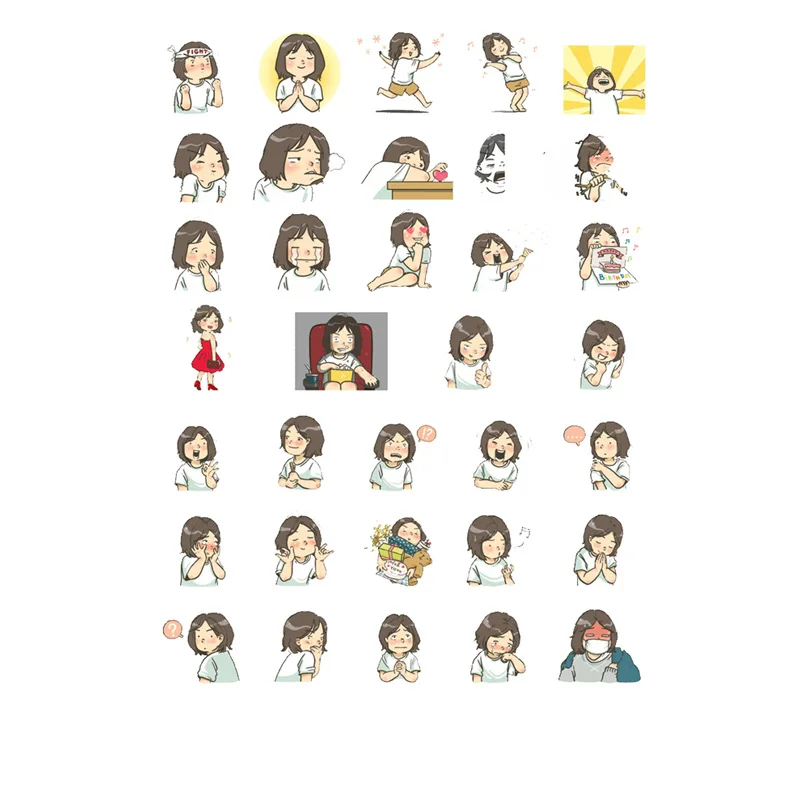 Line Sticker Cherry Coco