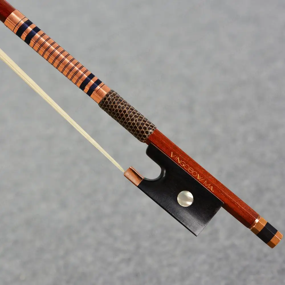 Master Level Pernambuco Violin Bow 4/4 Size Deep Tone Elegant design ...