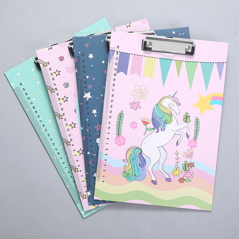 1pc-A4-Cartoon-Paper-Clipboard-Bill-Clip-Mat-Writing-Splint-Hanging ...