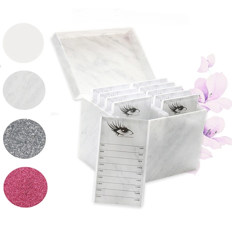 4 Colors 10 Layers Eyelash Storage Box Makeup Organizer Eyelash Glue ...