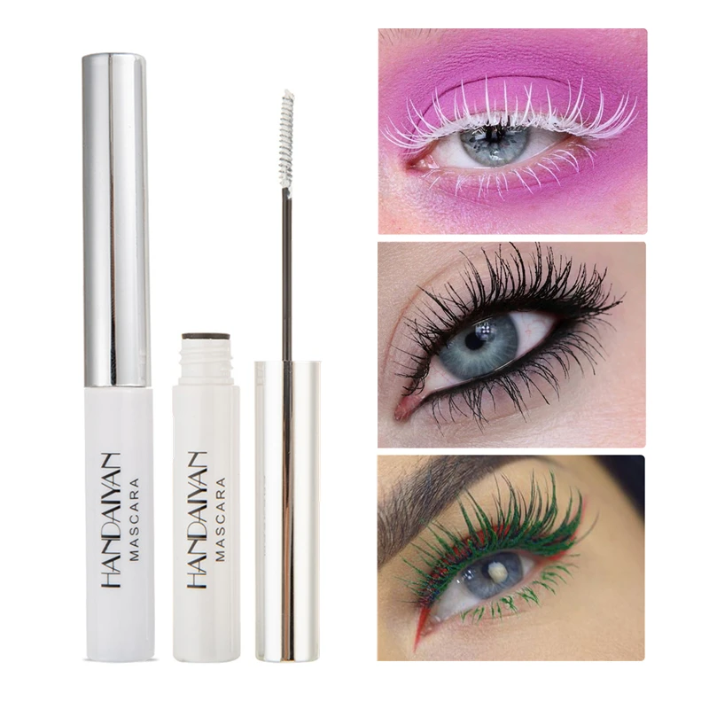 12 Colored Eyelash Mascara Waterproof Eyelahes Extension Lengthening ...